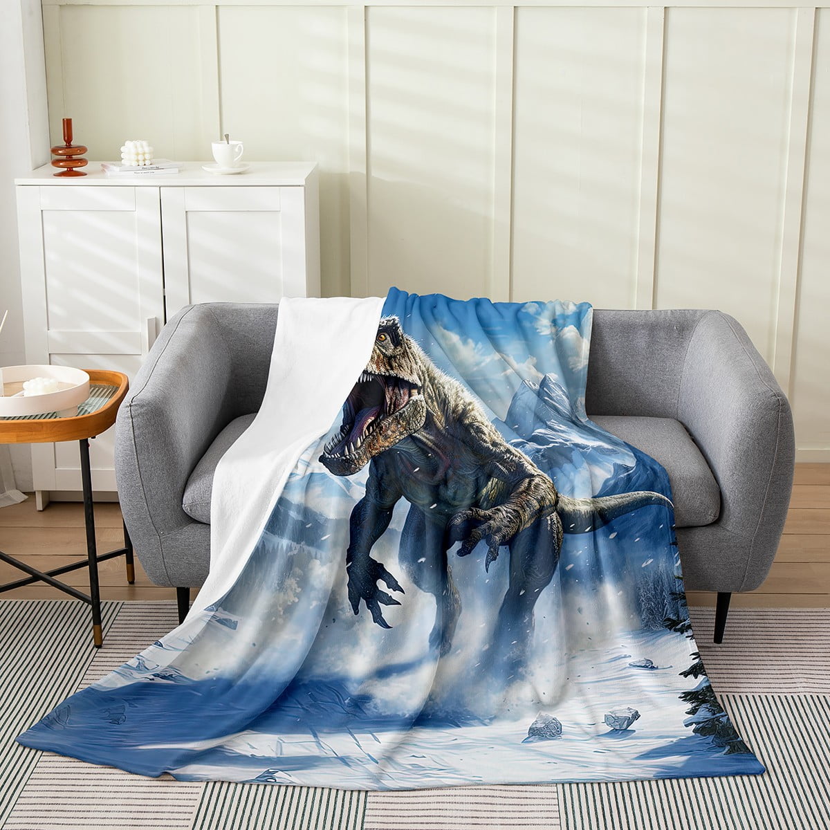 3D Dinosaur Throw 50x60 Inch Throw Blanket ,Cute Dino Blanket Dinosaur ...