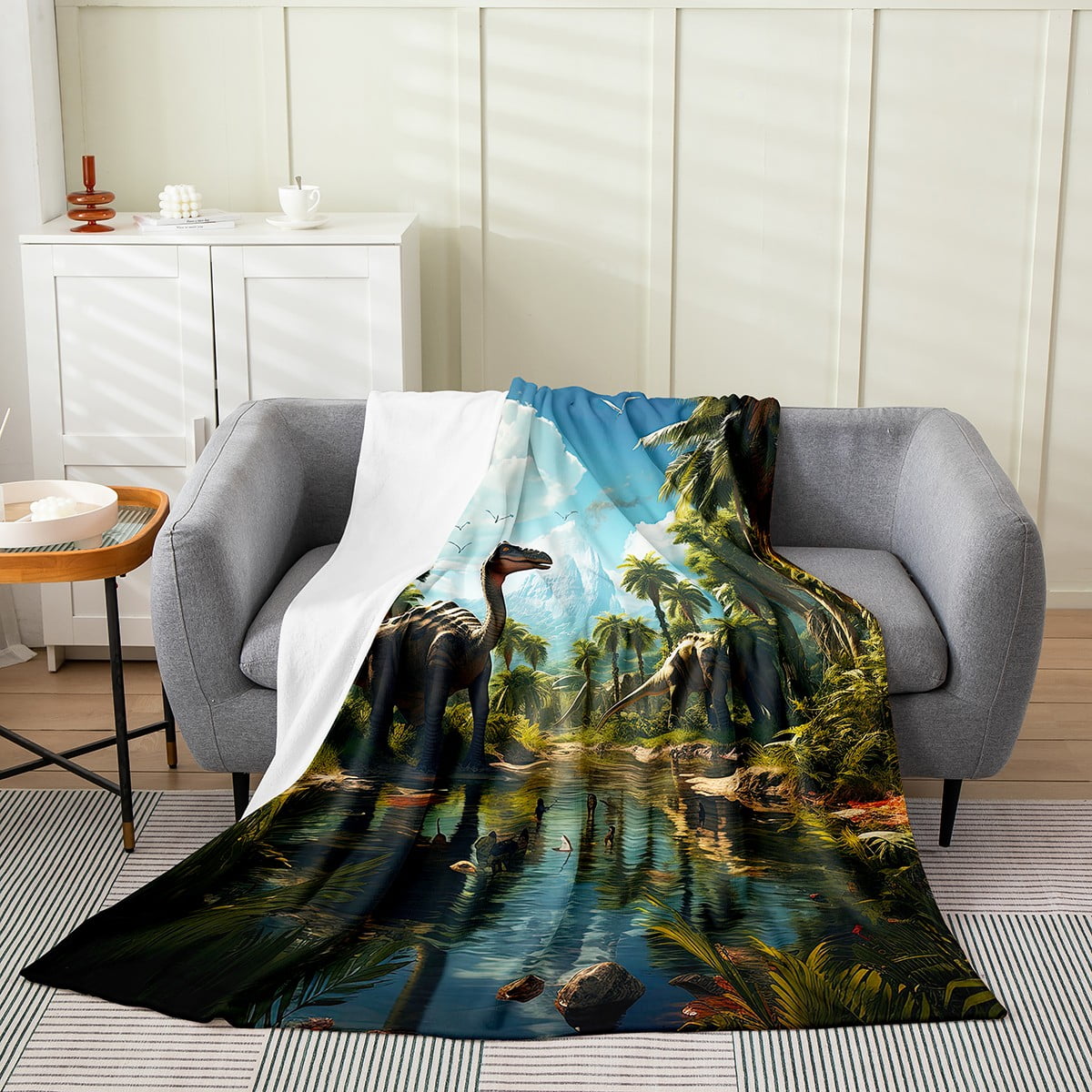 YST 3D Dinosaur Twin 60x80 Inch Blanket for Boys Girls Kids,Wild Animal ...