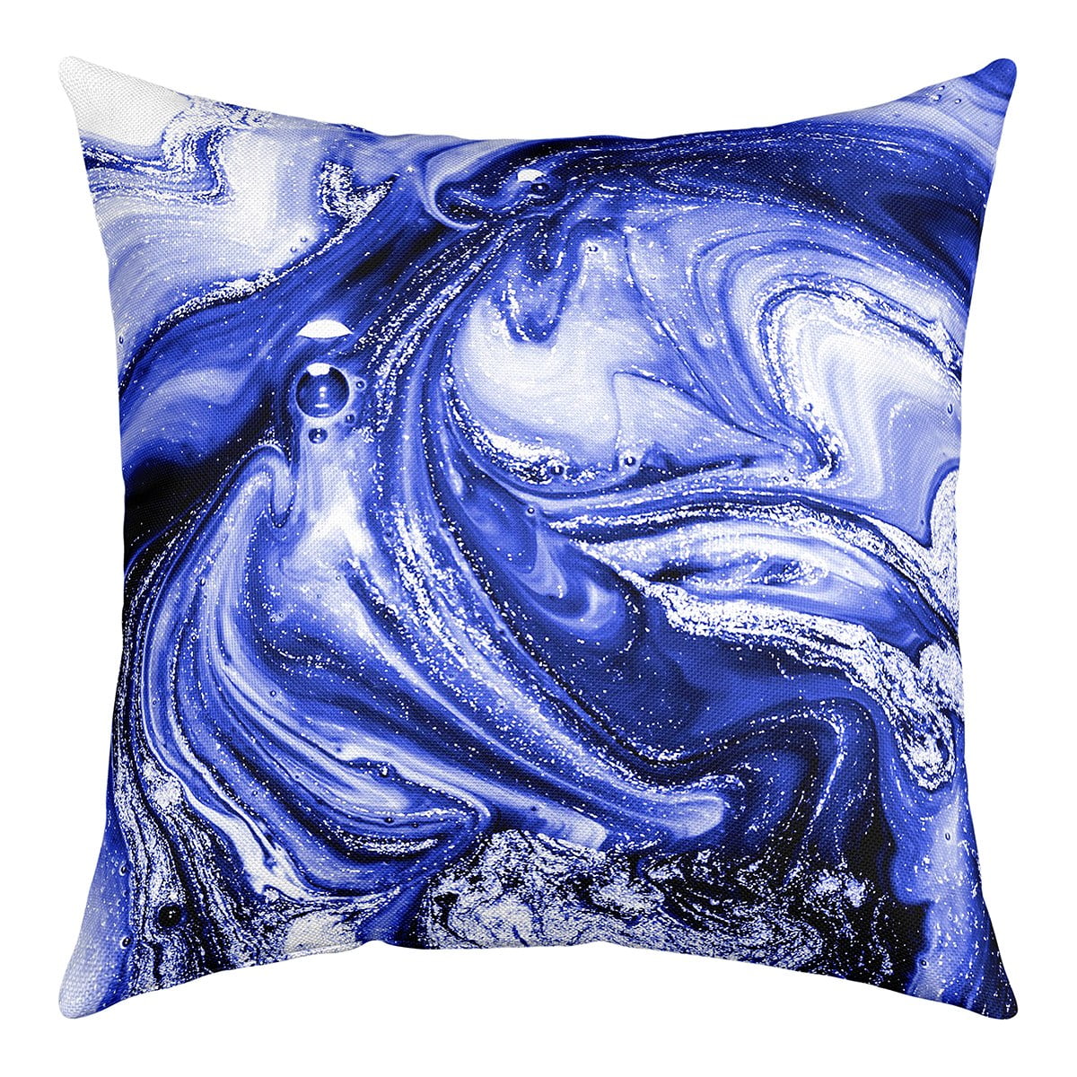 YST Abstract Marble Pillow Cover for Women Men,Purple Marble Cushion ...