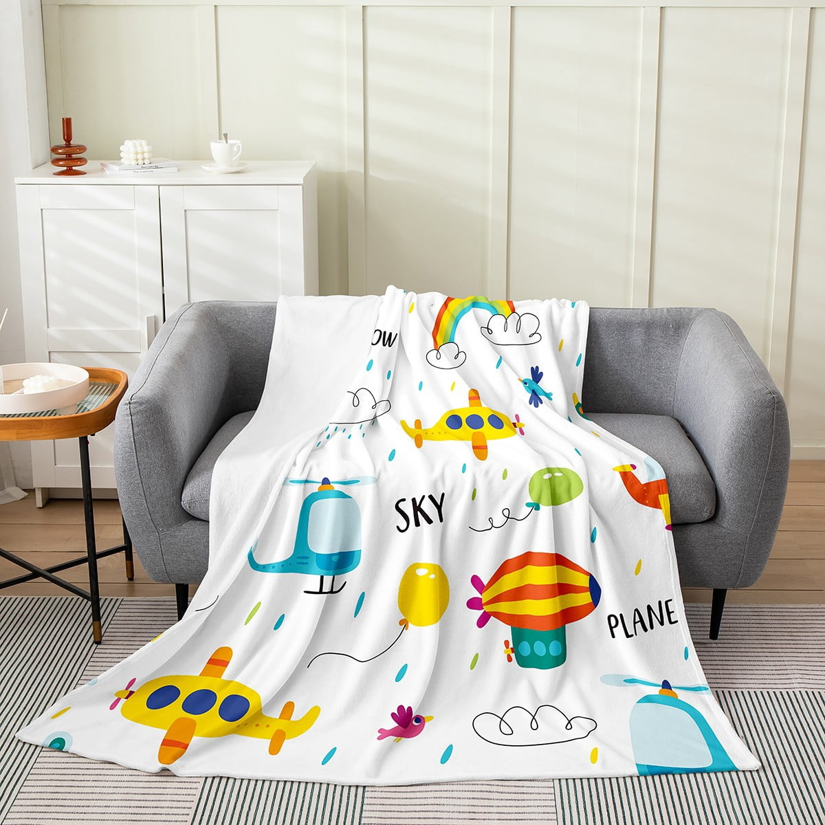 Airplane Blanket ,Aircraft Plane Throw Blanket Throw 50x60 Inch Cute ...