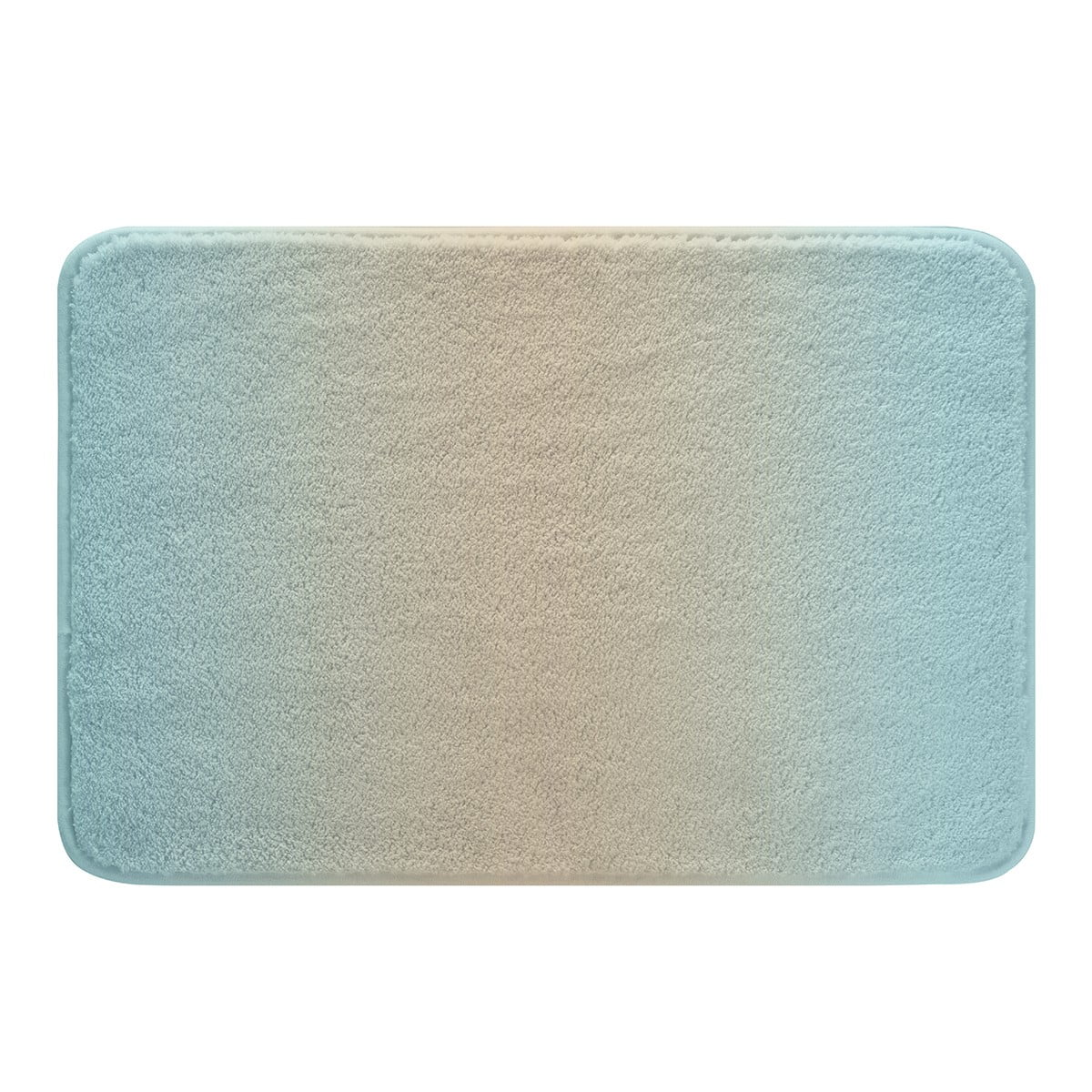 Erosebridal Aqua and Beige Bathroom Rugs Kids,Rainbow Ombre Bath Rugs ...
