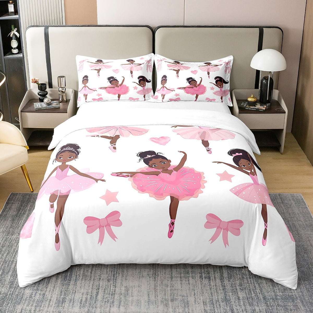 Erosebridal Ballet 100% Cotton Duvet Cover Queen Size,Teen Bedding Sets ...