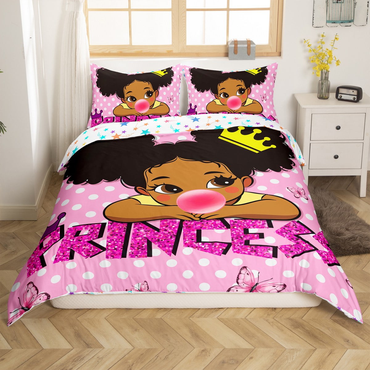 Erosebridal Black Magical Comforter Cover, African Style American Duvet ...