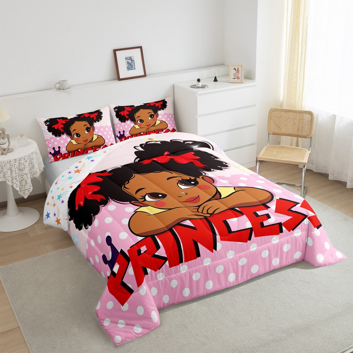 Black Magical Comforter Set King, African Style American Bedding Set ...