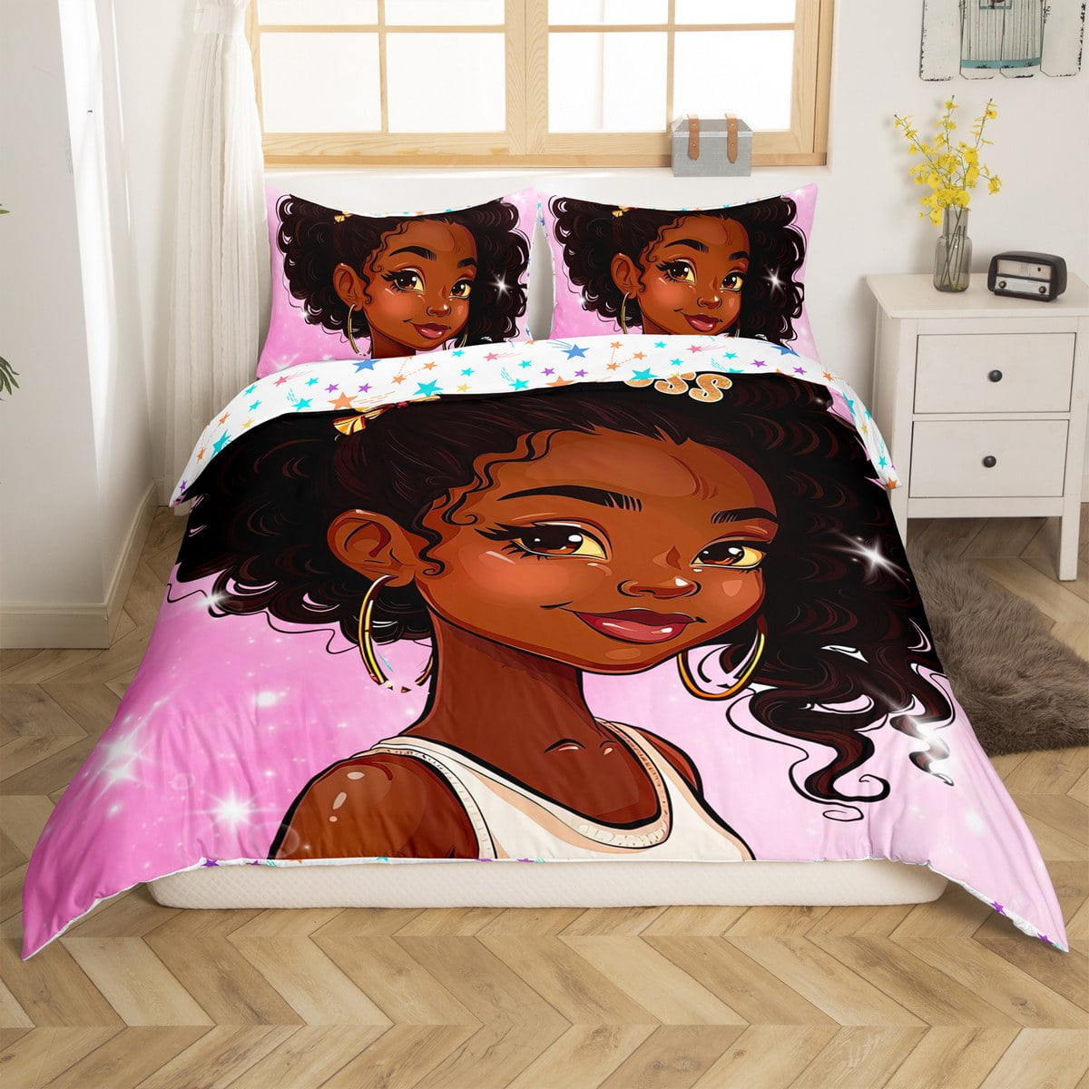 Erosebridal Black Women Bedding Sets Twin Melanin Princess Comforter ...