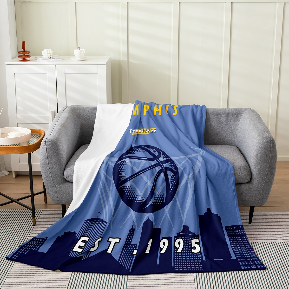 Basketball Throw Blanket 30x40 inch, Fleece Blanket for Team,Sports ...