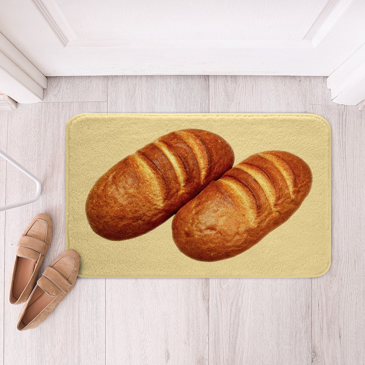 Erosebridal Bread Bathroom Rugs Adults,Food Themed Bath Rugs Funny ...