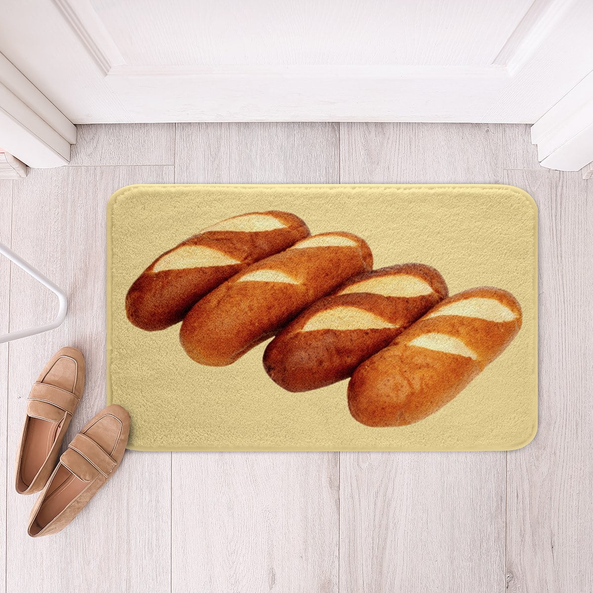 Erosebridal Bread Bathroom Rugs Adults,Toasted Bread Kawaii Bath Rugs ...