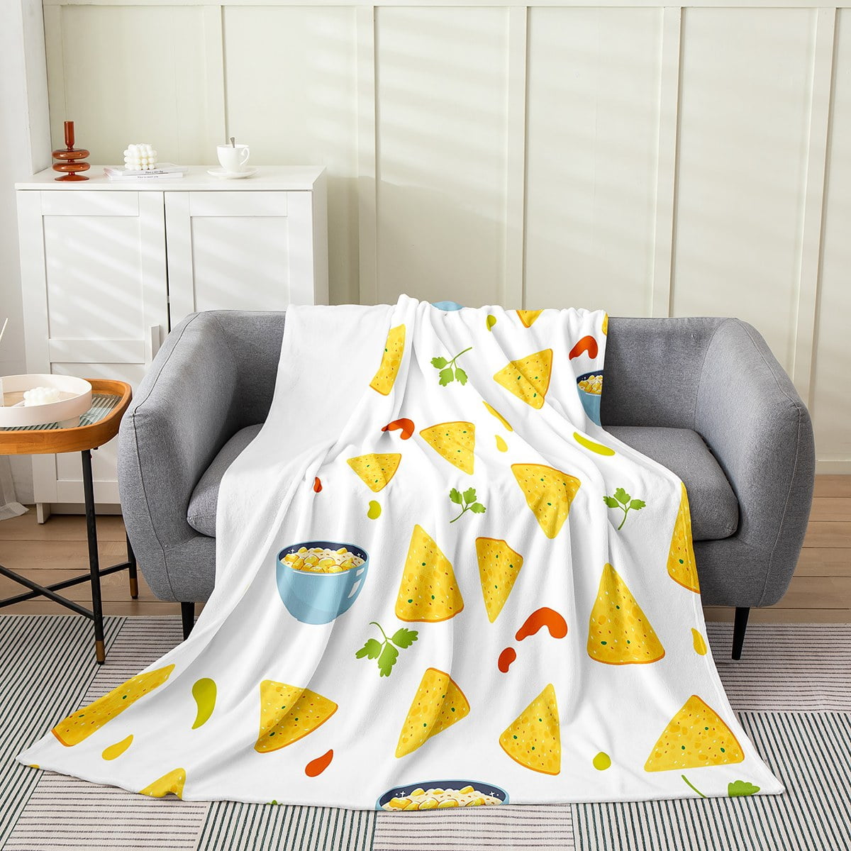 Cake Blanket ,Porridge Throw Blanket 40x50 Inch,Green Coriander Fleece ...