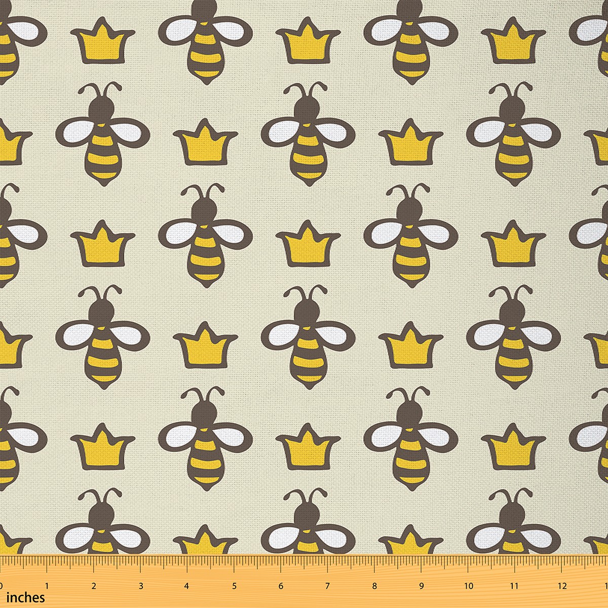 YST Cartoon Honeybee Fabric by The Yard for Teens Children,Bees ...