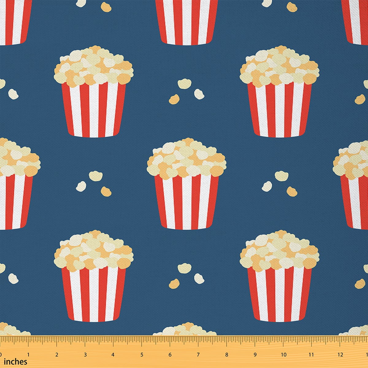 Erosebridal Cartoon Popcorn Fabric by The Yard,Sweet Popcorn Decorative ...