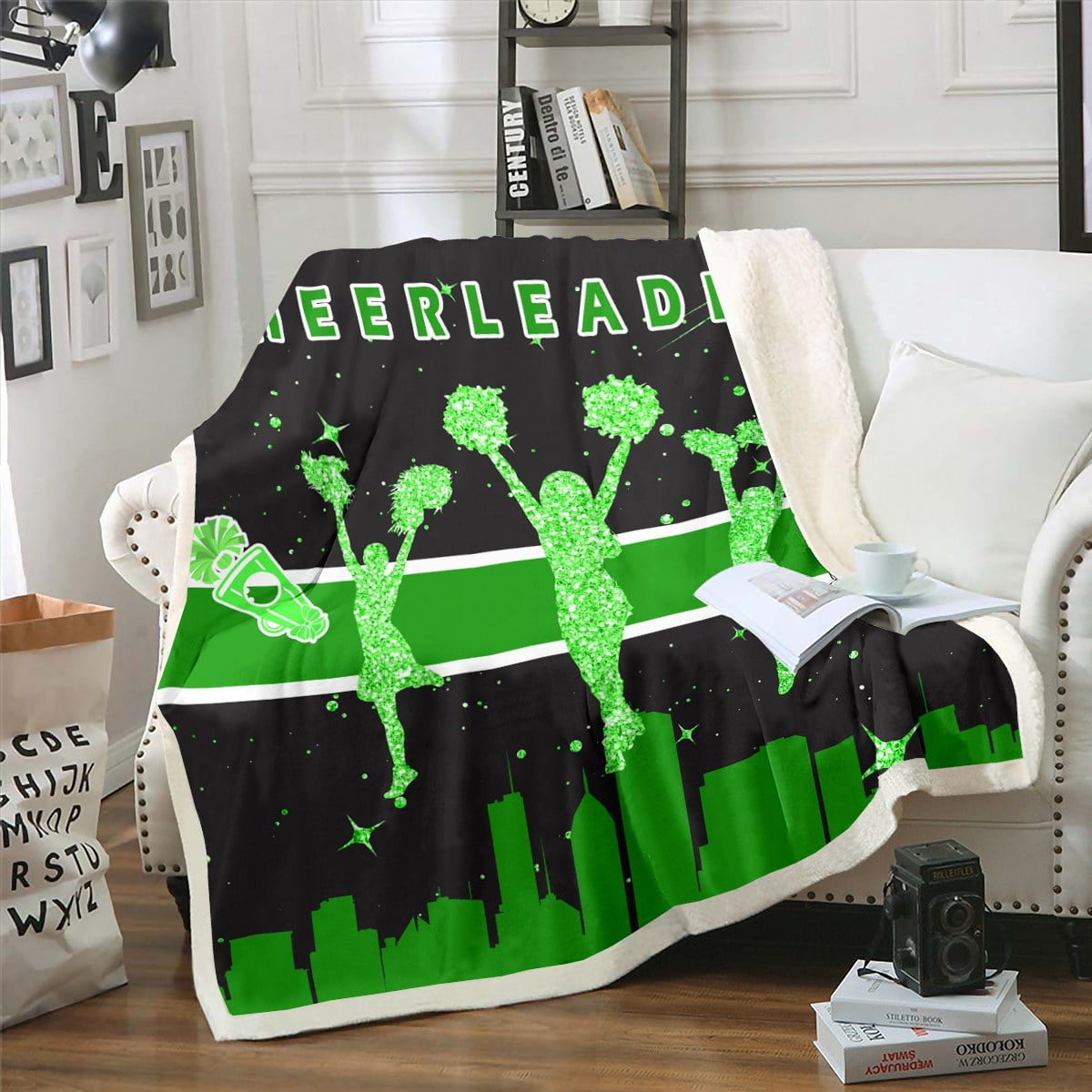 YST Cheerleader Dance Blanket Cheerleading Throw Blanket for Bed, Teen ...