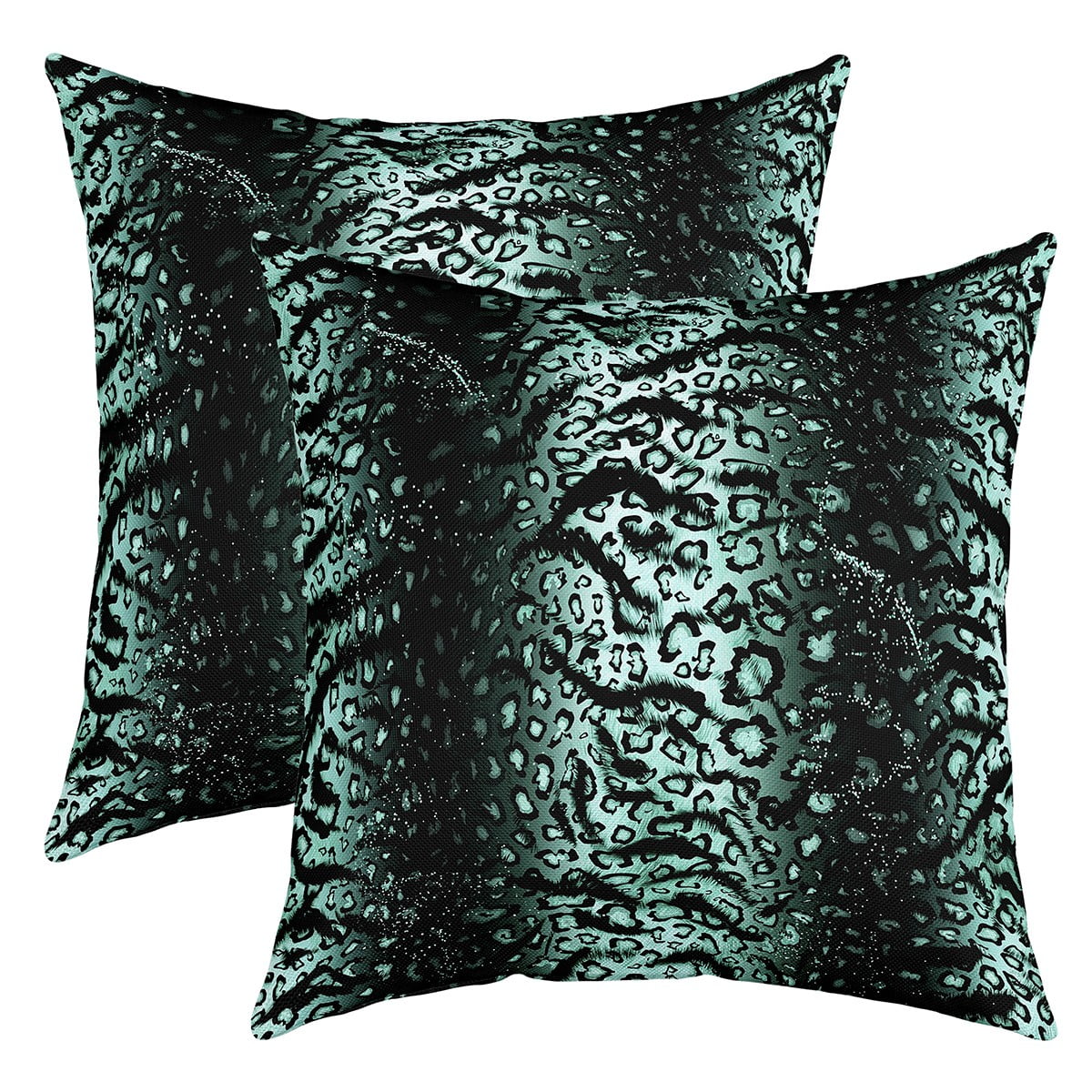 Cheetah Animal Skin Throw Pillow Covers,Leopard Print Cushion Covers ...