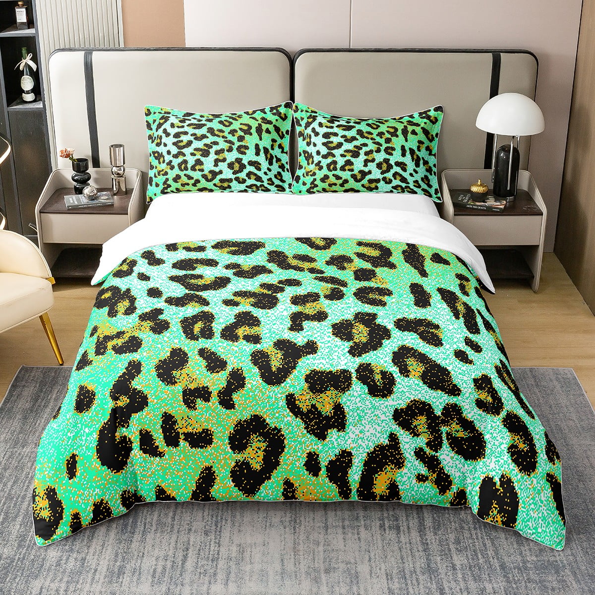 Yst Cheetah Girls Bedding Set Full Leopard Print 100 Cotton Duvet