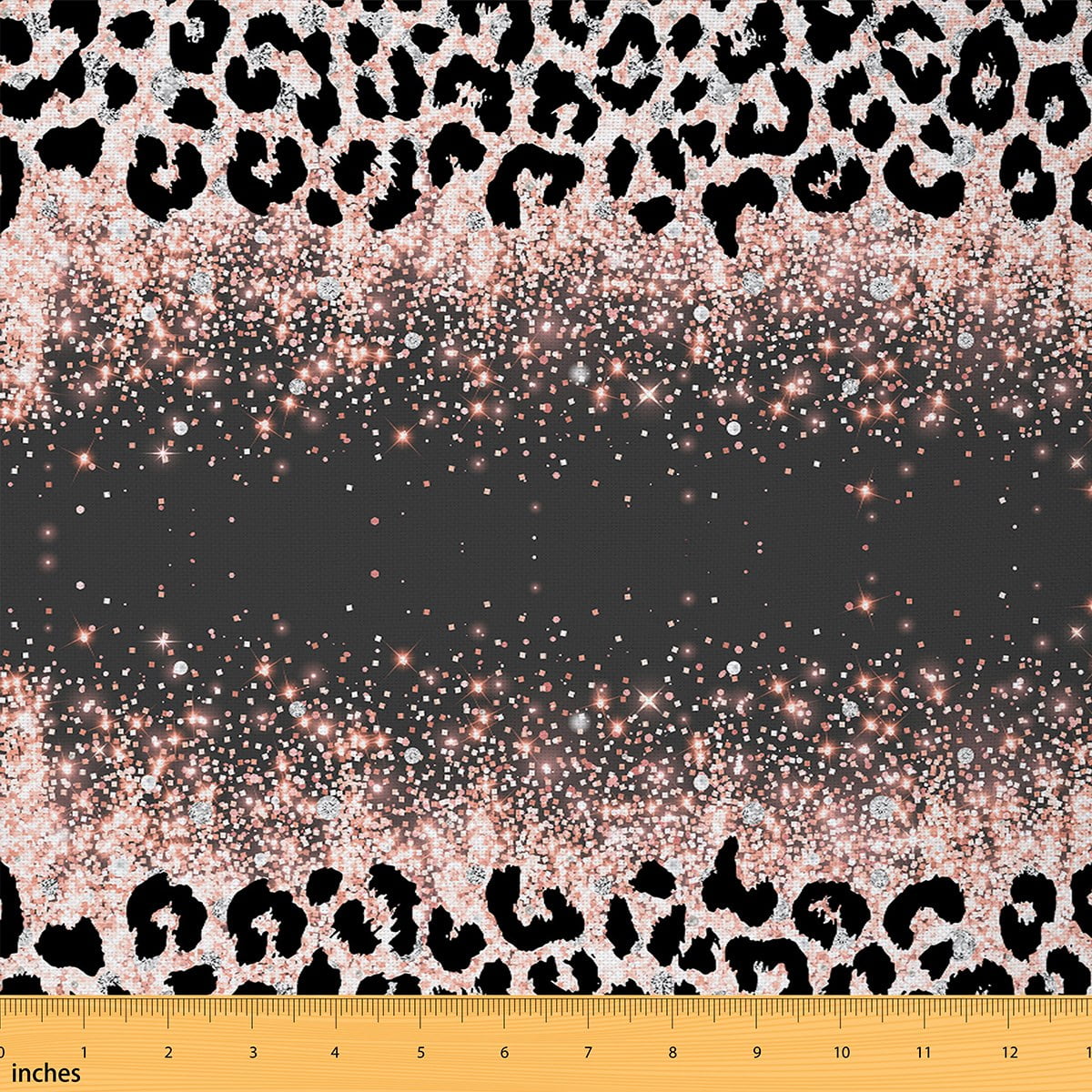 YST Cheetah Ombre Upholstery Fabric for Chair,Pink Grey Black Leopard ...