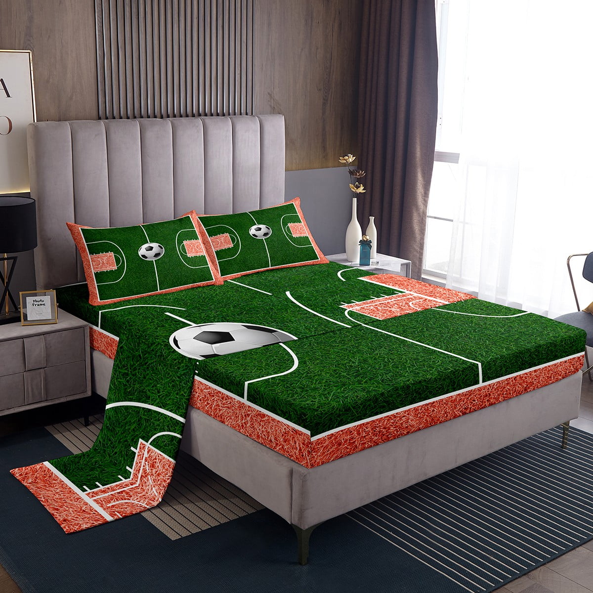 YST Chicken Sheet Set Farmhouse Rustic Rooster Sheets Vintage Hen Bed ...