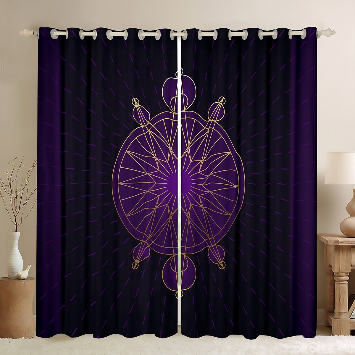 Erosebridal Curtains Boho Astrology Curtains & Drapes Hippie ...