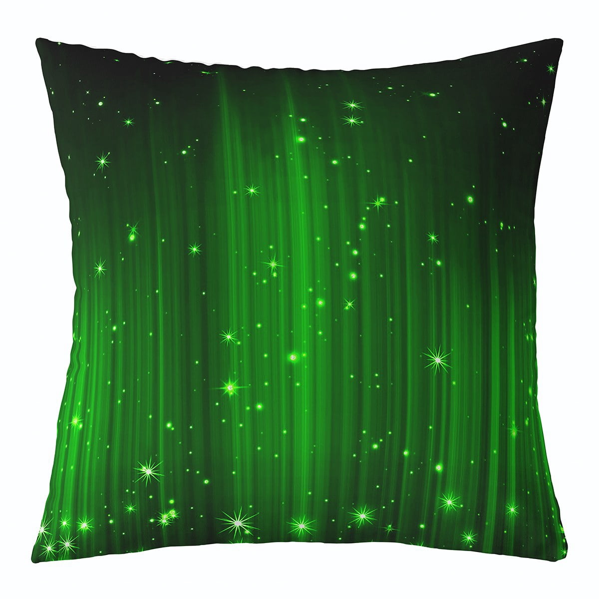 Dark Green Gradient Throw Pillow Cover Ombre Lines Cushion Cover ...