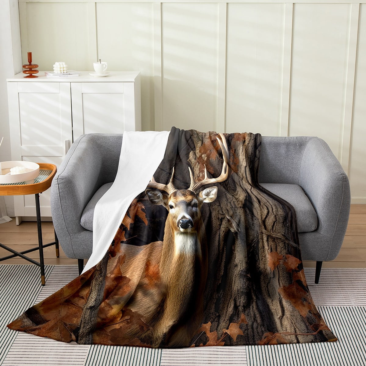 YST Deer Hunting Camo Blanket,Hunter Throw Blanket Baby 30x40 For ...