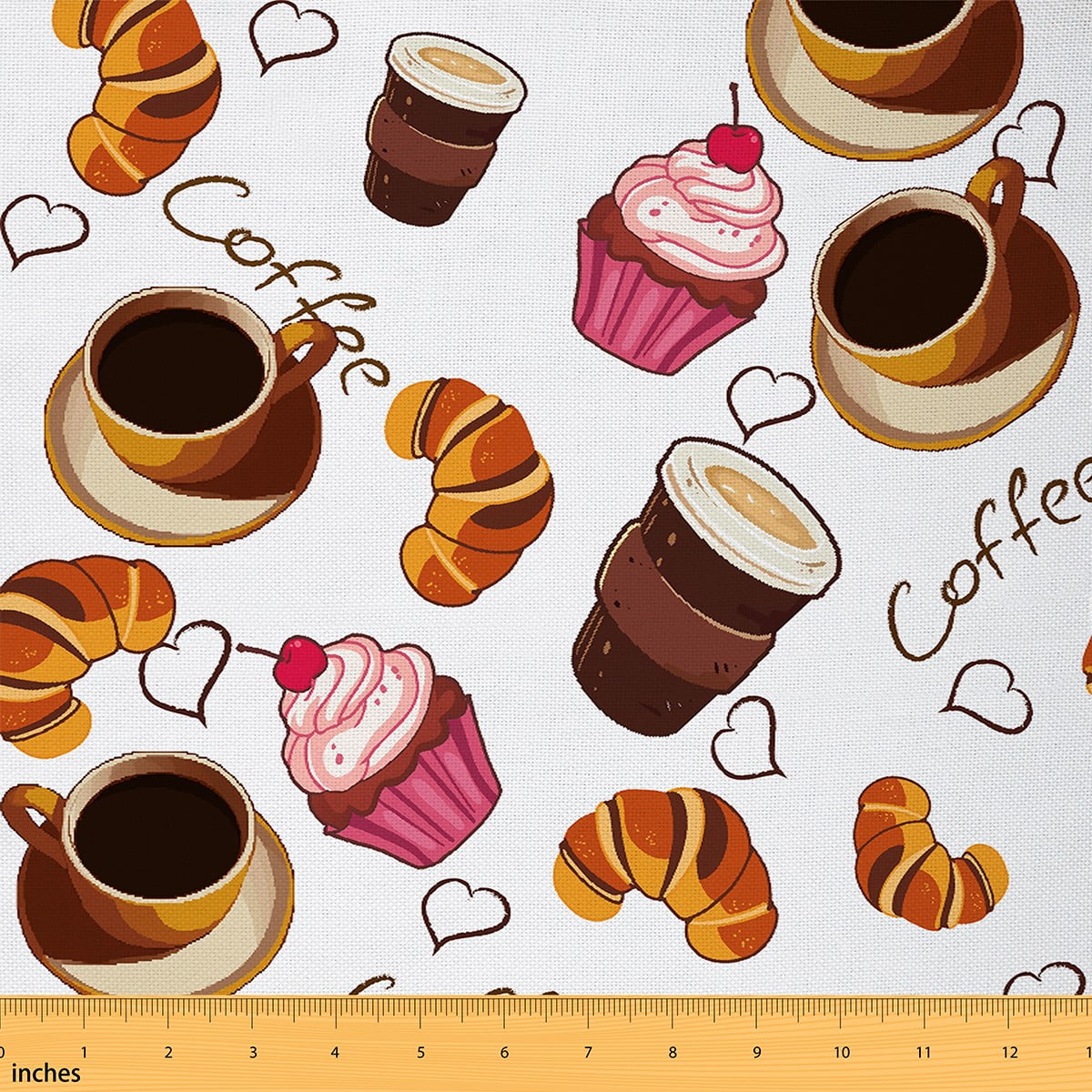 Erosebridal Dessert Sweet Fabric By The Yard,Cherry Cake Upholstery ...