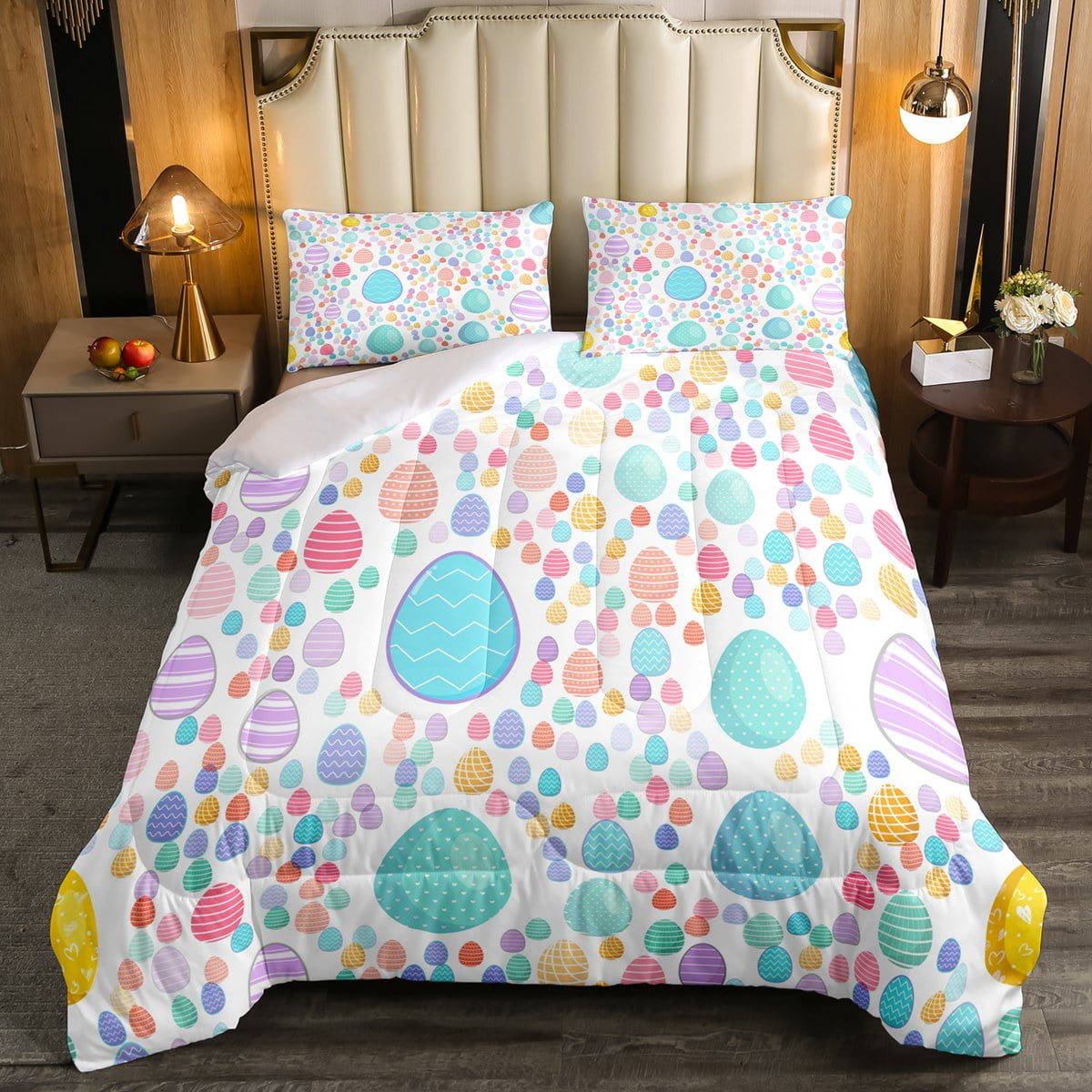 Erosebridal Easter Gifts Bedding Easter Eggs Twin Bed Comforter Set ...