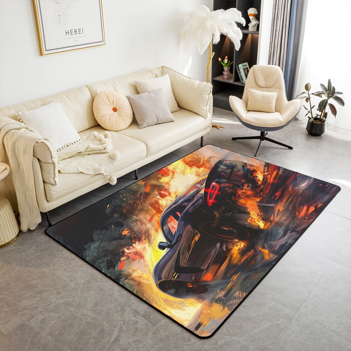 Erosebridal Extreme Sport Rug Speed Racer Area Rug 3x5,Racing Games ...