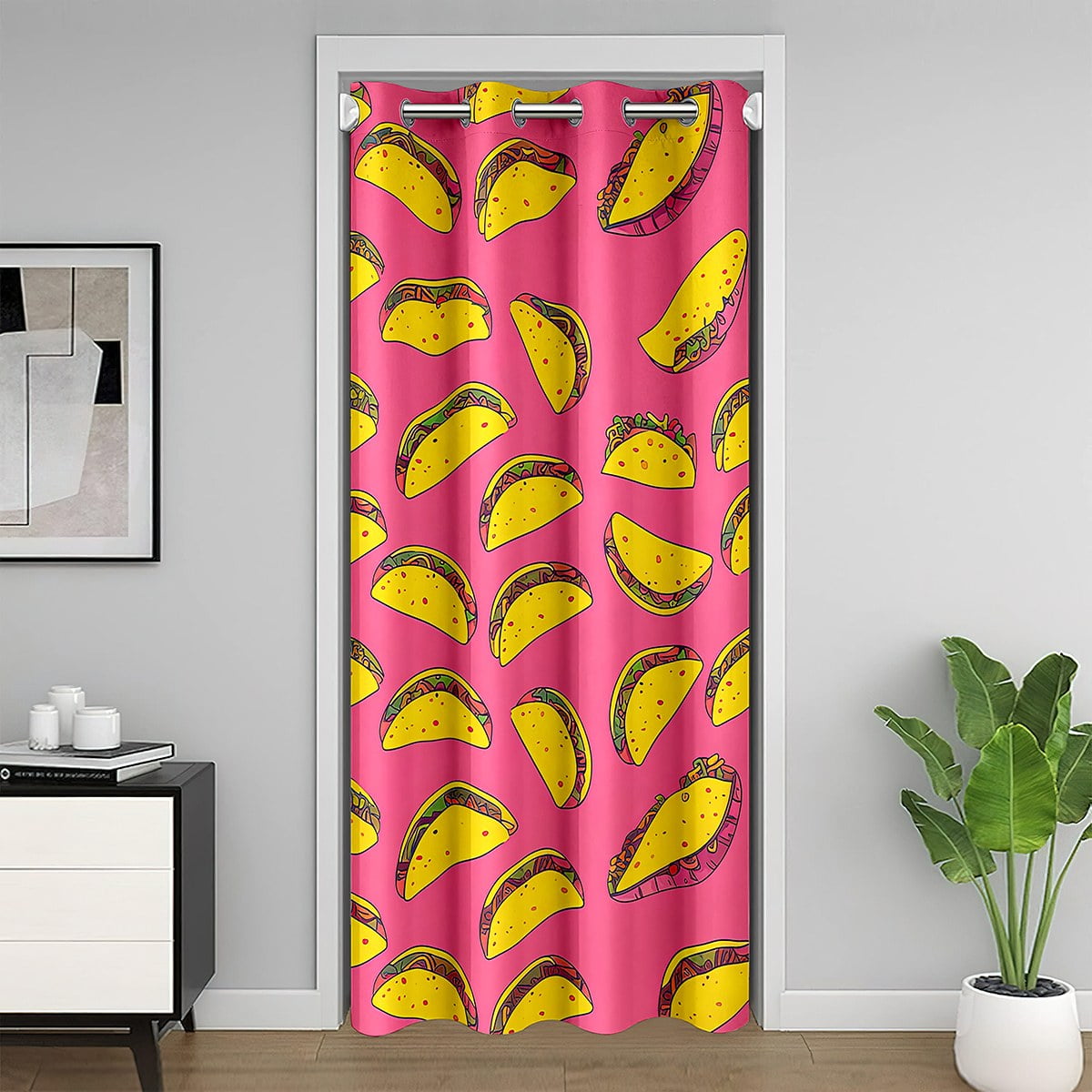 YST Fast Food Door Curtain For Doorway Privacy for Kids Boys Girls ...