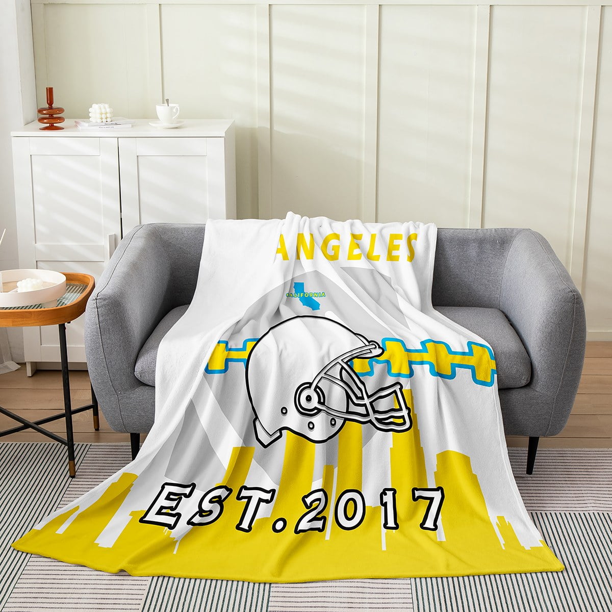 YST Football Bed Blanket for Boys,American Football Flannel Blankets ...