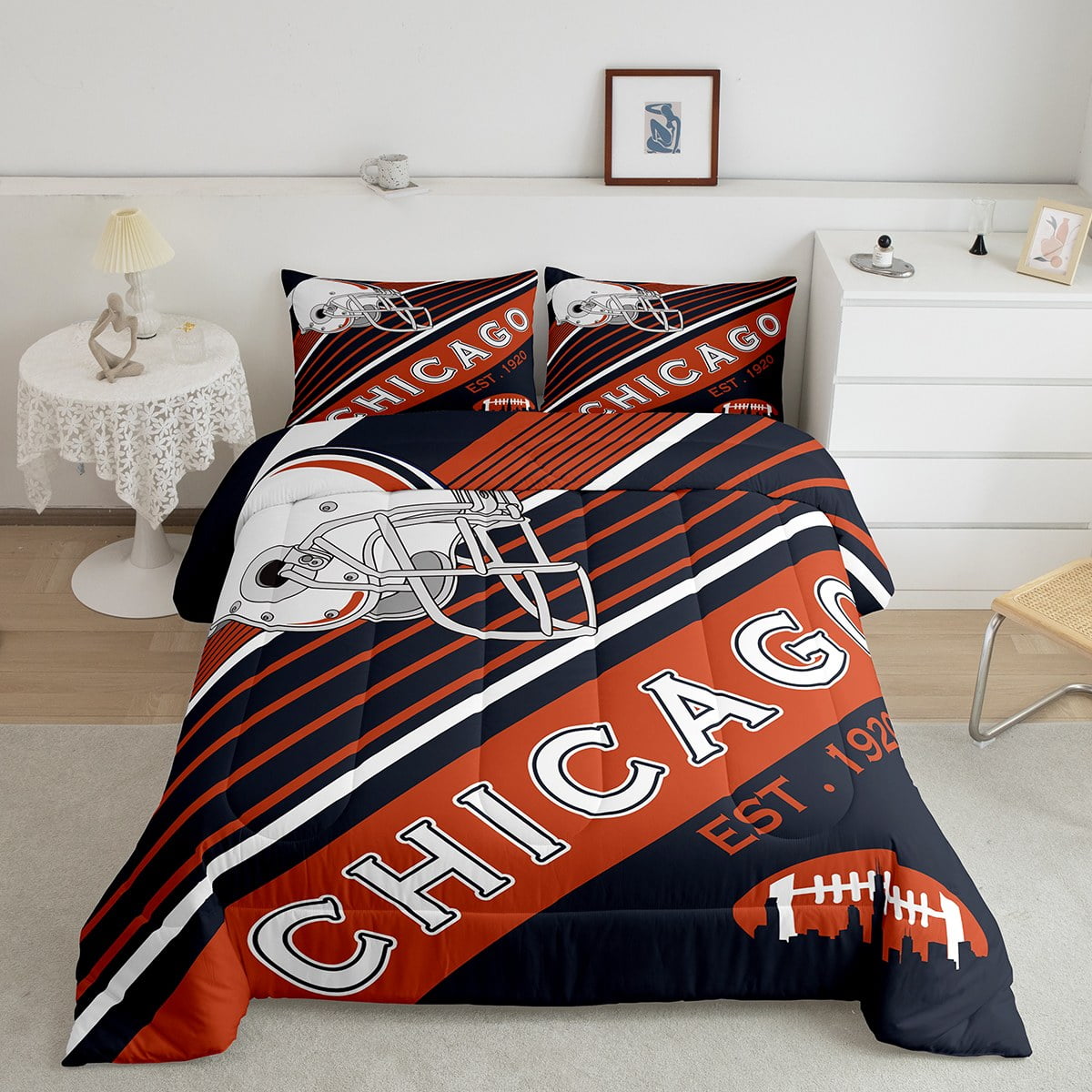 Erosebridal Football Bedding Comforters & Sets American Football Sports ...
