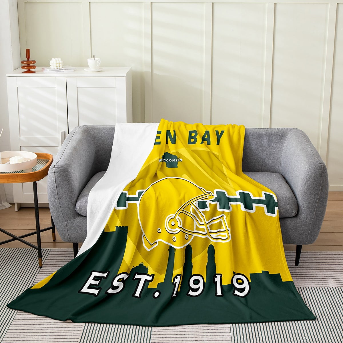 Football Throw Blanket 30x40 inch, Football Fleece Blanket American ...