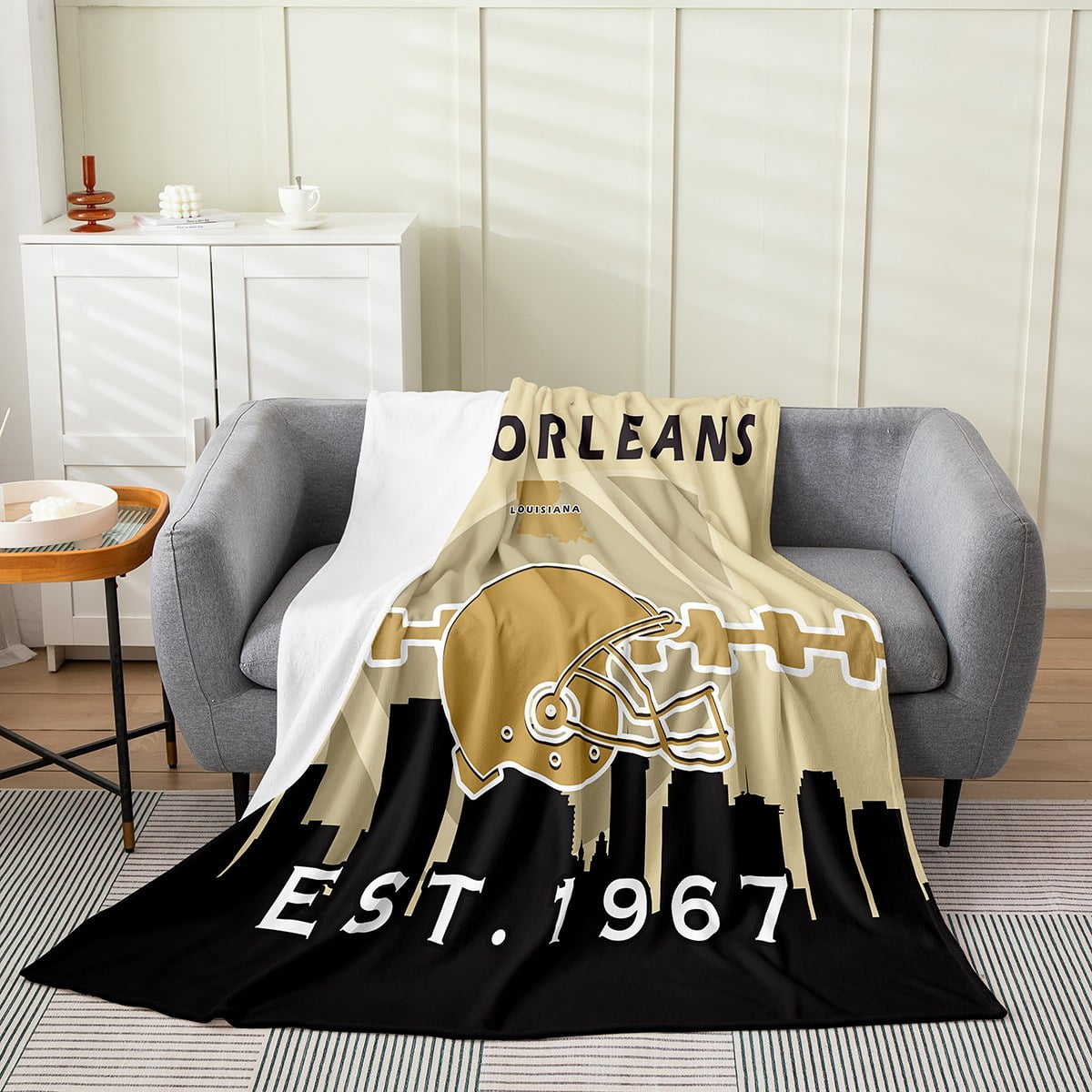 YST Football Throw Blanket,Football Fans Fleece Blanket for Men Women ...