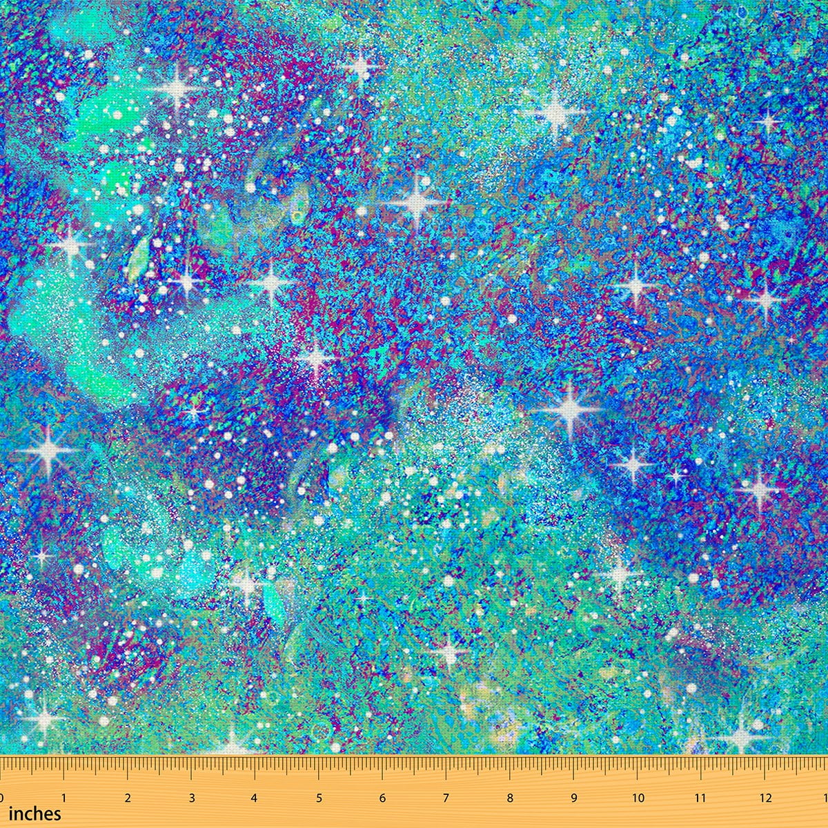 Erosebridal Galaxy Fabric by The Yard,Glitter Stars Upholstery Fabric ...