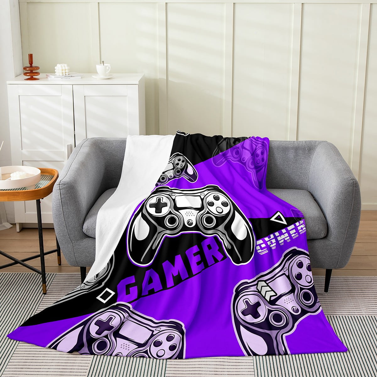 Gamer Throw Blanket Teens,Video Game Blanket Throw 50x60 Inch,Gaming ...