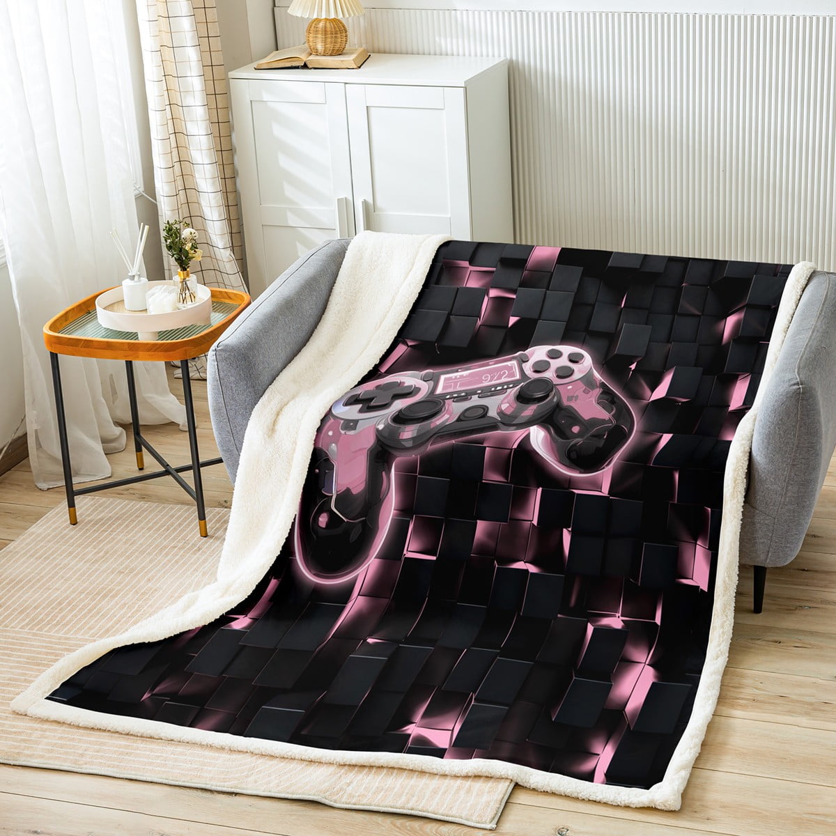 YST Gamer Throw Blanket Game Console Blanket 40"X50" for Girls Kids ...