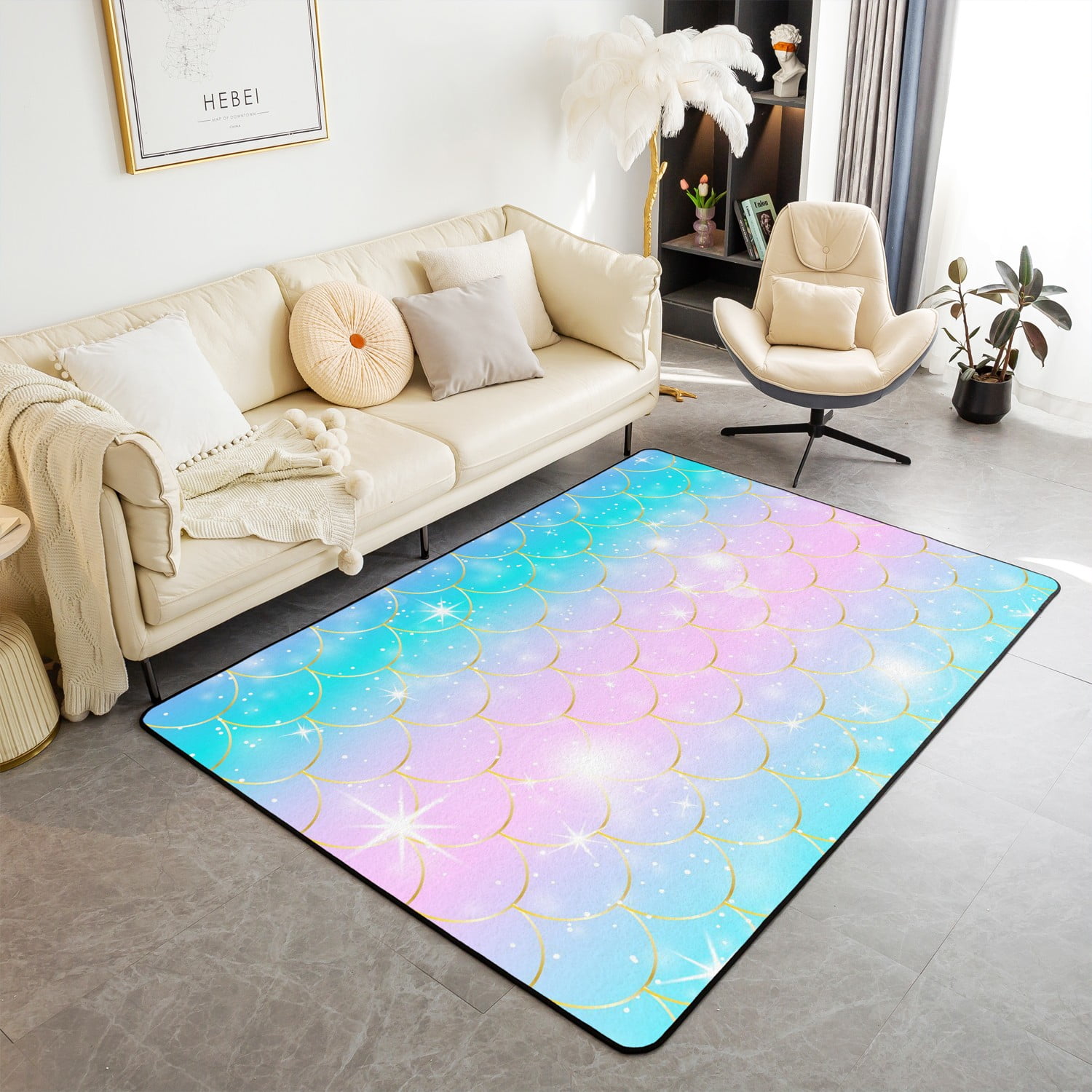 Erosebridal Gaming Area Rugs, Modern Novelty Sci-Fi Style Video Games ...