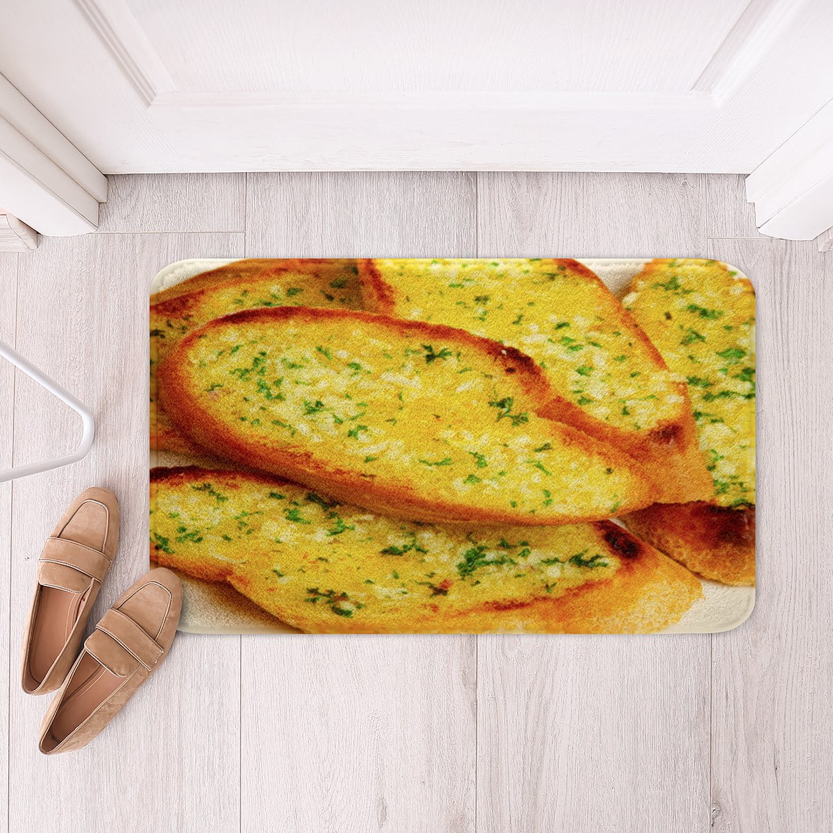 Erosebridal Garlic Bread Bathroom Rugs Adults,Toast Bread Bath Rugs ...