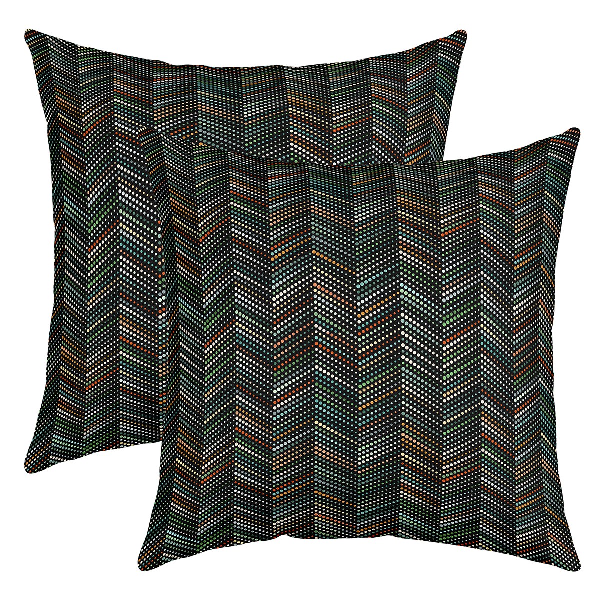 Geometric Pillow Covers Vintage Dots Cushion Cases 22x22 inch set of 2 ...