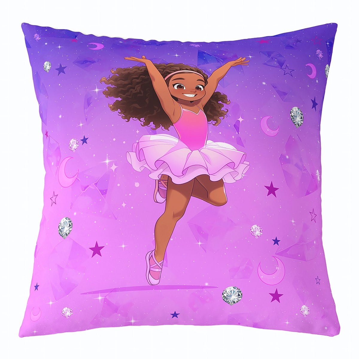 YST Girls 24x24 inch set of 1 Throw Pillow Cover for Dancer Gift ...