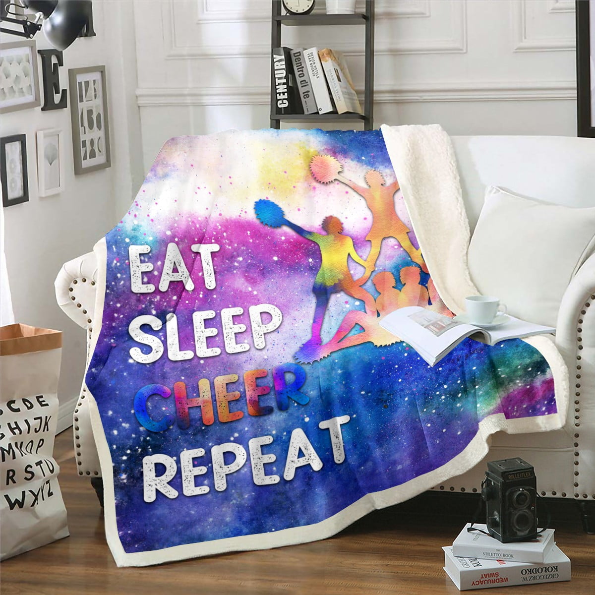 Gymnastics Blanket Sports Throw Blanket,Gymnast Fleece Blanket Teens ...