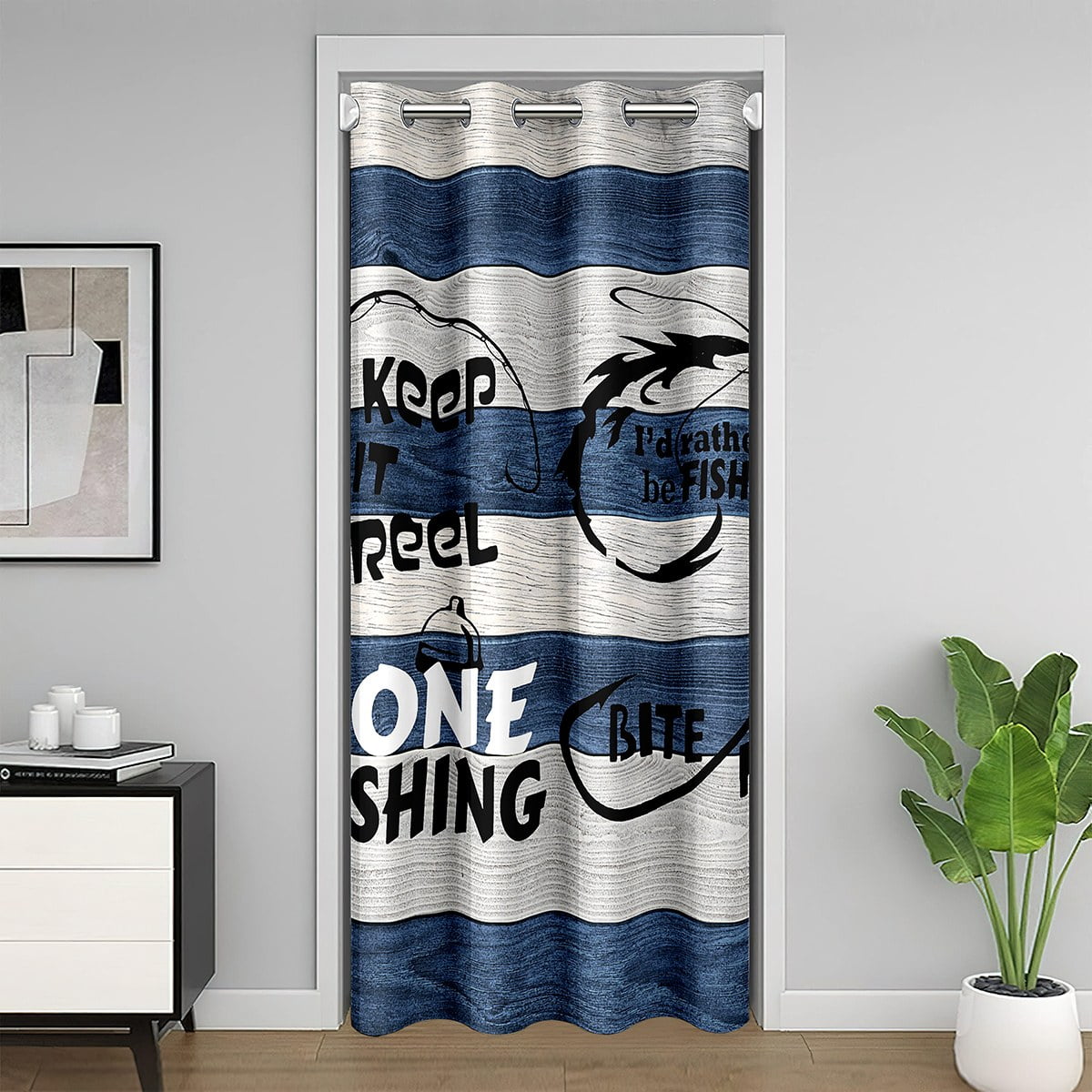 Happy Camping Door Curtain For Doorway Privacy 59"W X 80"L,Camping Accessories Blackout Curtain ...