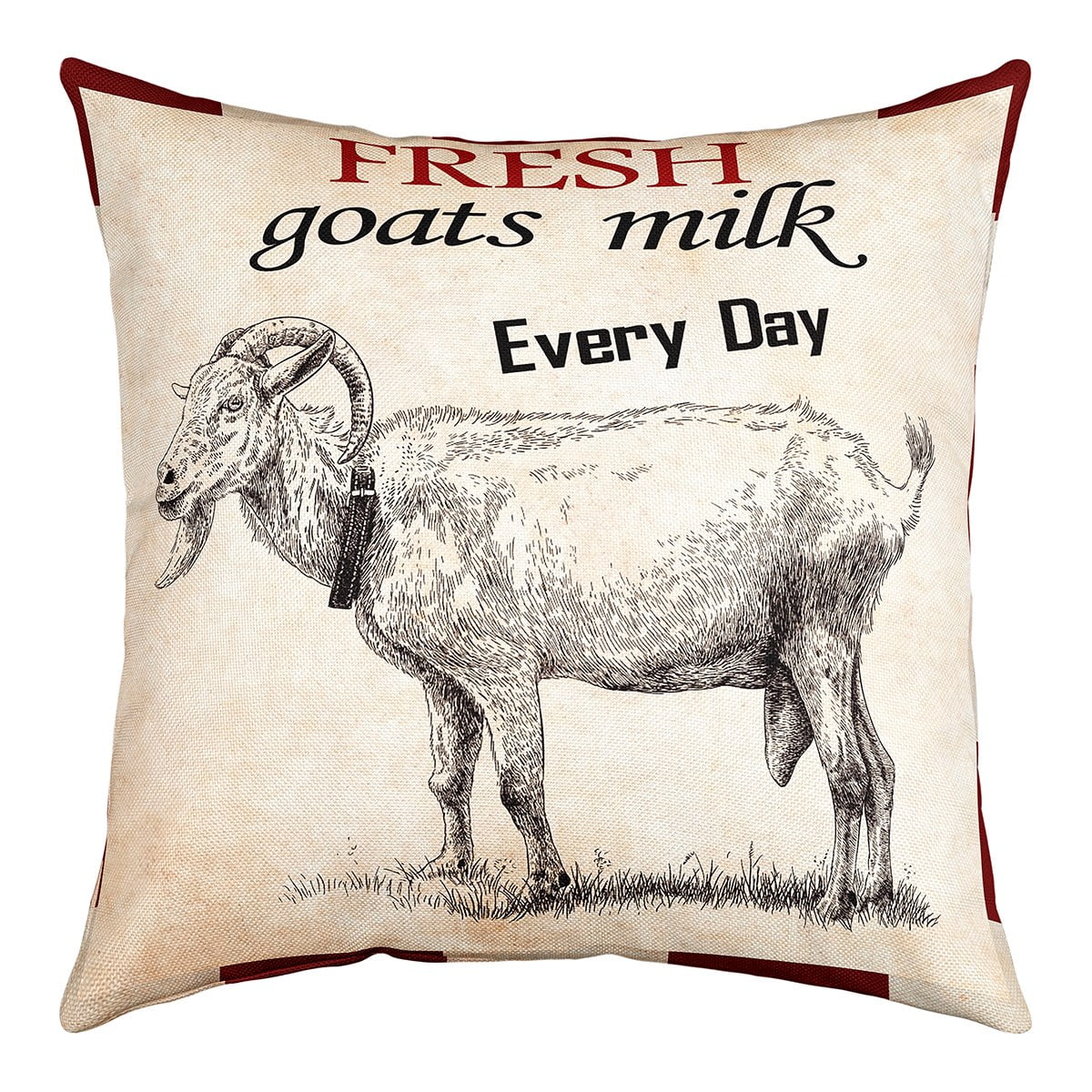 Happy Thanksgiving Throw Pillow Cover 20x20 inch,Goats Milk Cushion ...