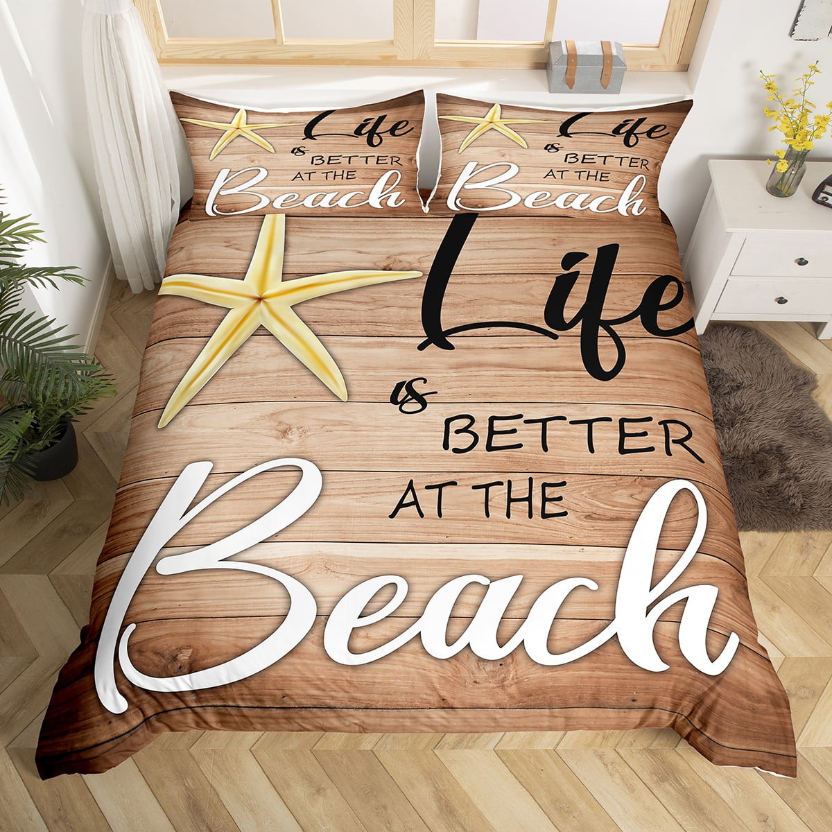 Erosebridal Hawaii Beach Themed Bedding Sets Full Tropical Sea ...