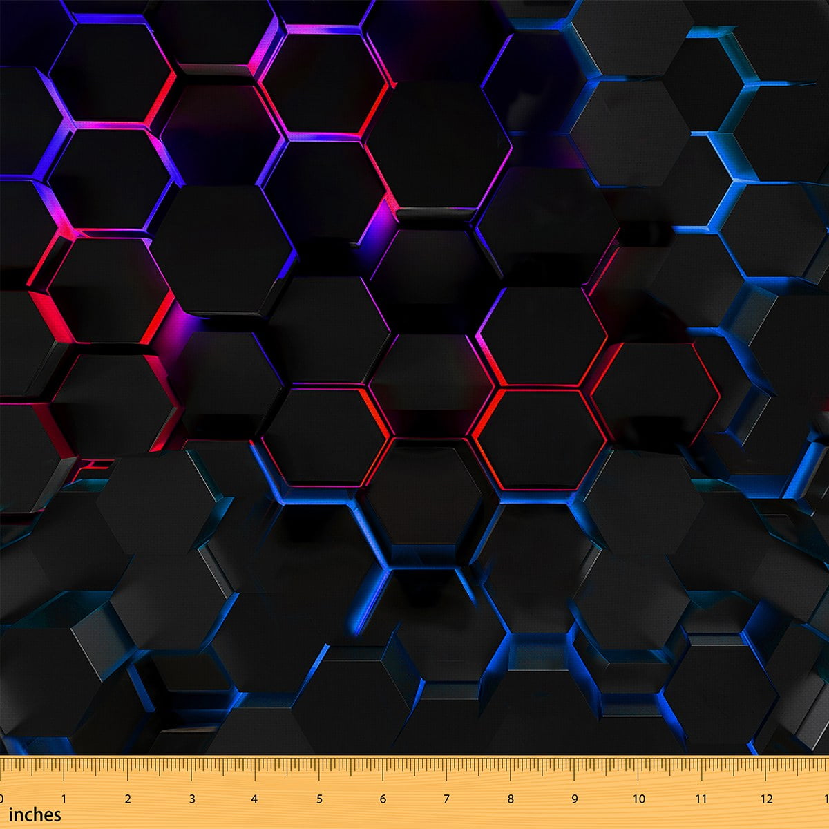 YST Honeycomb Upholstery Fabric Modern Geometry Fabric By The Yard ...