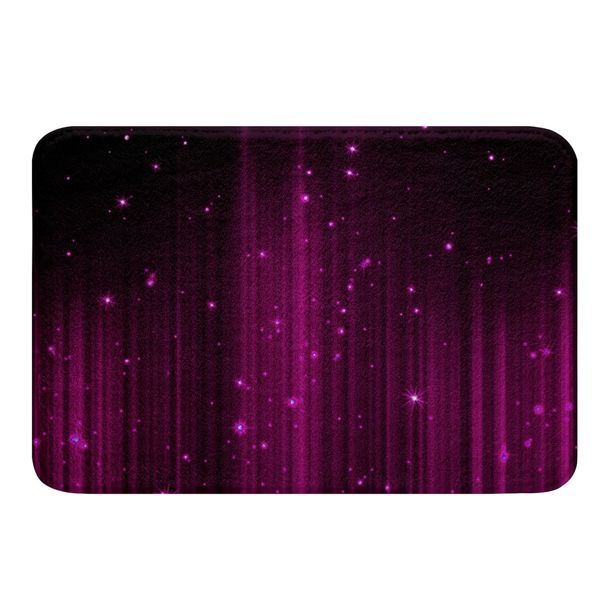 Erosebridal Hot Pink and Black Bathroom Rugs Ombre Glitter Bath Rugs 20 ...