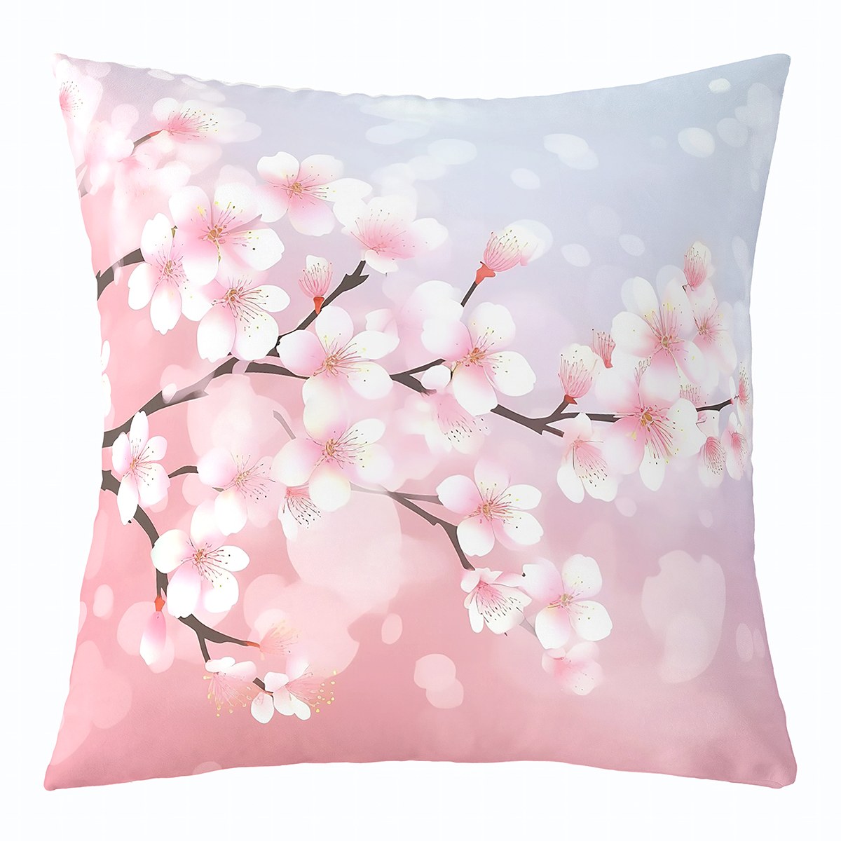 YST Japan Cherry Pillow Cover for Girls Kids Women,Girly Sakura Throw ...