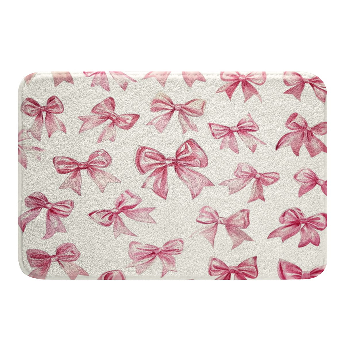 Kawaii Bowknot Door Mat Dreamy Princess Style Bath Mat Non Slip 16"X24 ...