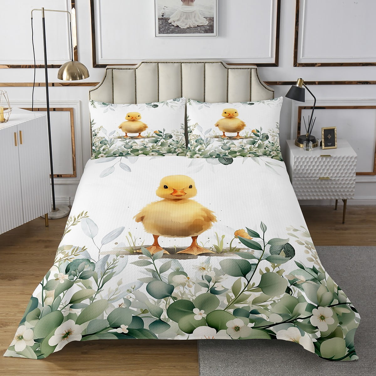 YST Kawaii Chicken Coverlet Twin Size for Boys Girls Cartoon Animal ...