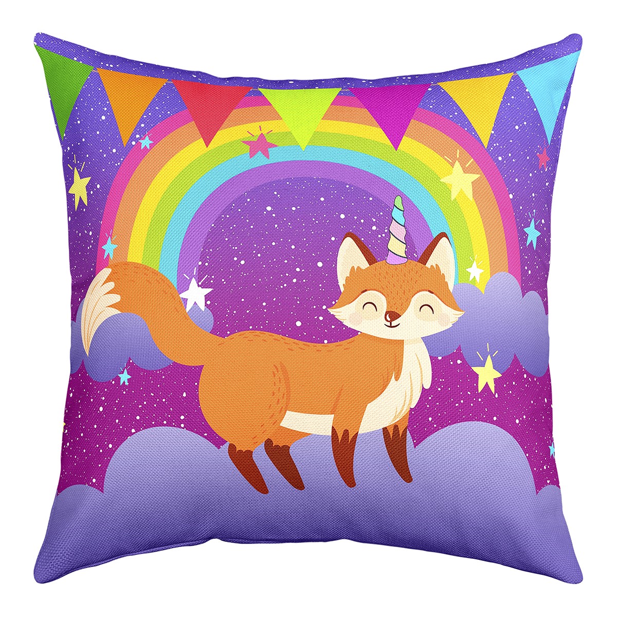 Cartoon Kawaii Galaxy Stars Fantasy Cushion Case Pillow Cover Cute ...