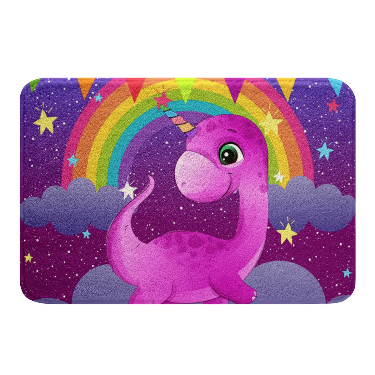 Erosebridal Dinosaur Non Slip Bath Rug 20"x32" Bathroom Rugs Cartoon ...