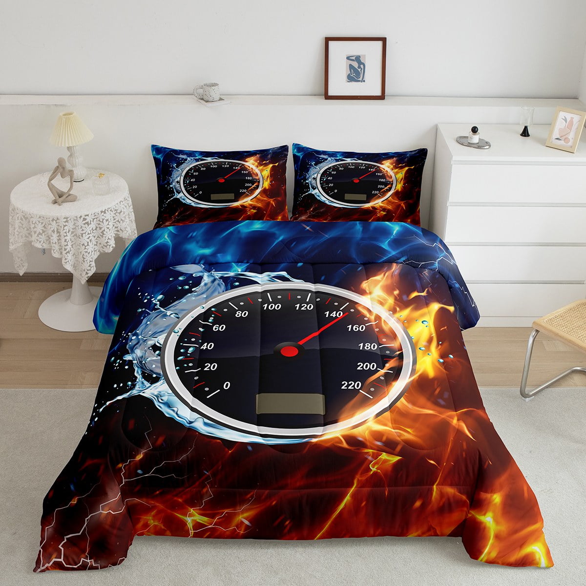 Extreme Sports Comforter Set King Sports Car Dashboard Bedding Sets ...